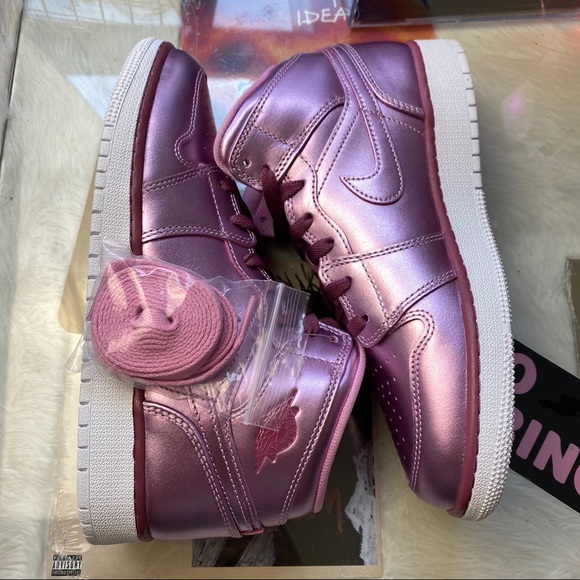 Jordan | Shoes | Air Jordan Mid Se Gs Pink Rose Size Wm 85 | Poshmark